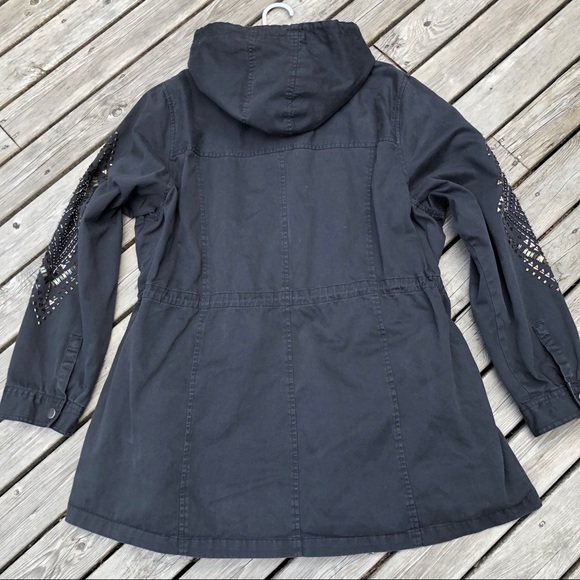 torrid | Jackets & Coats | Torrid Embellished Black Utility Jacket 3 ...